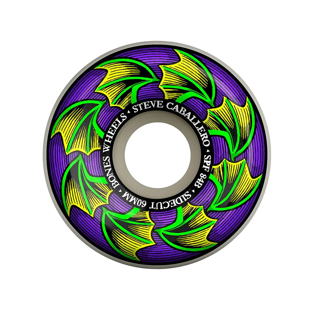 Bones x Steve Caballero | Bat Wings Pro SPF Formula Sidecut Skateboard ...