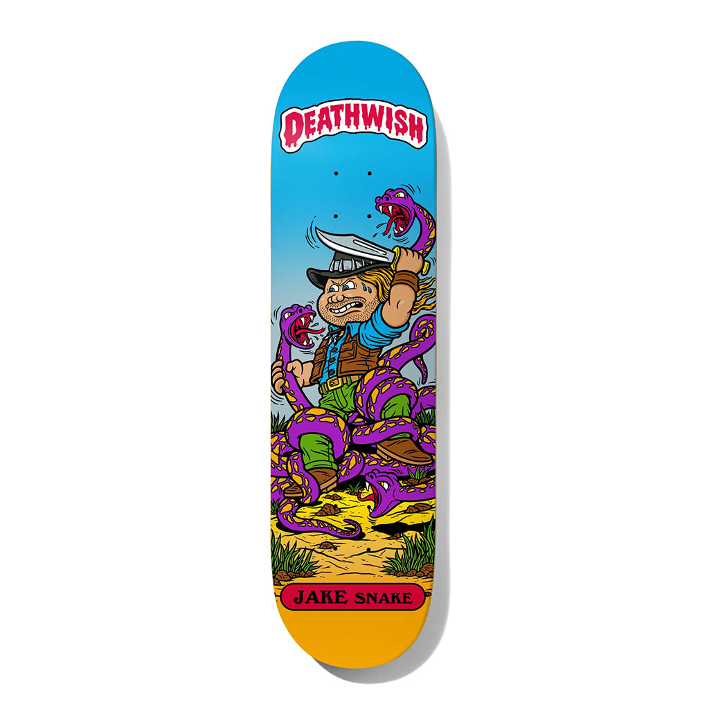 Deathwish x Jake Hayes | Jake Snake Low Life Kids Skateboard Deck. 8.1 ...
