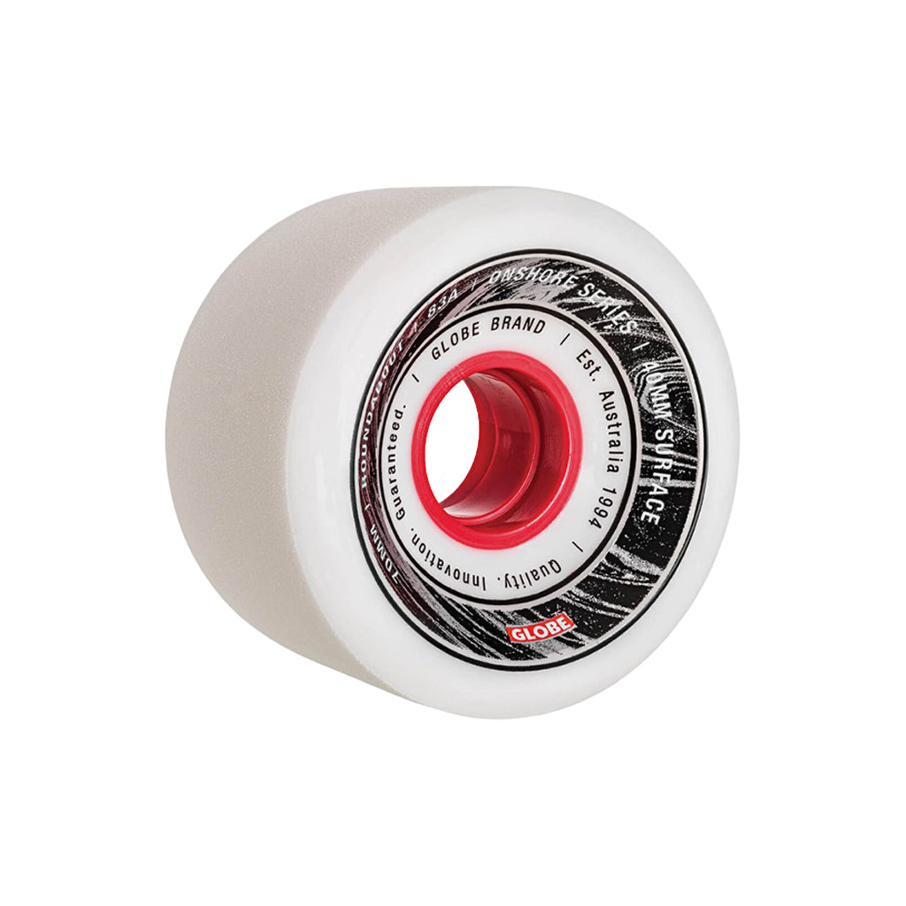 Globe | Roundabout Onshore Cruiser / Surf-Skate Skateboard Wheels. Whi ...