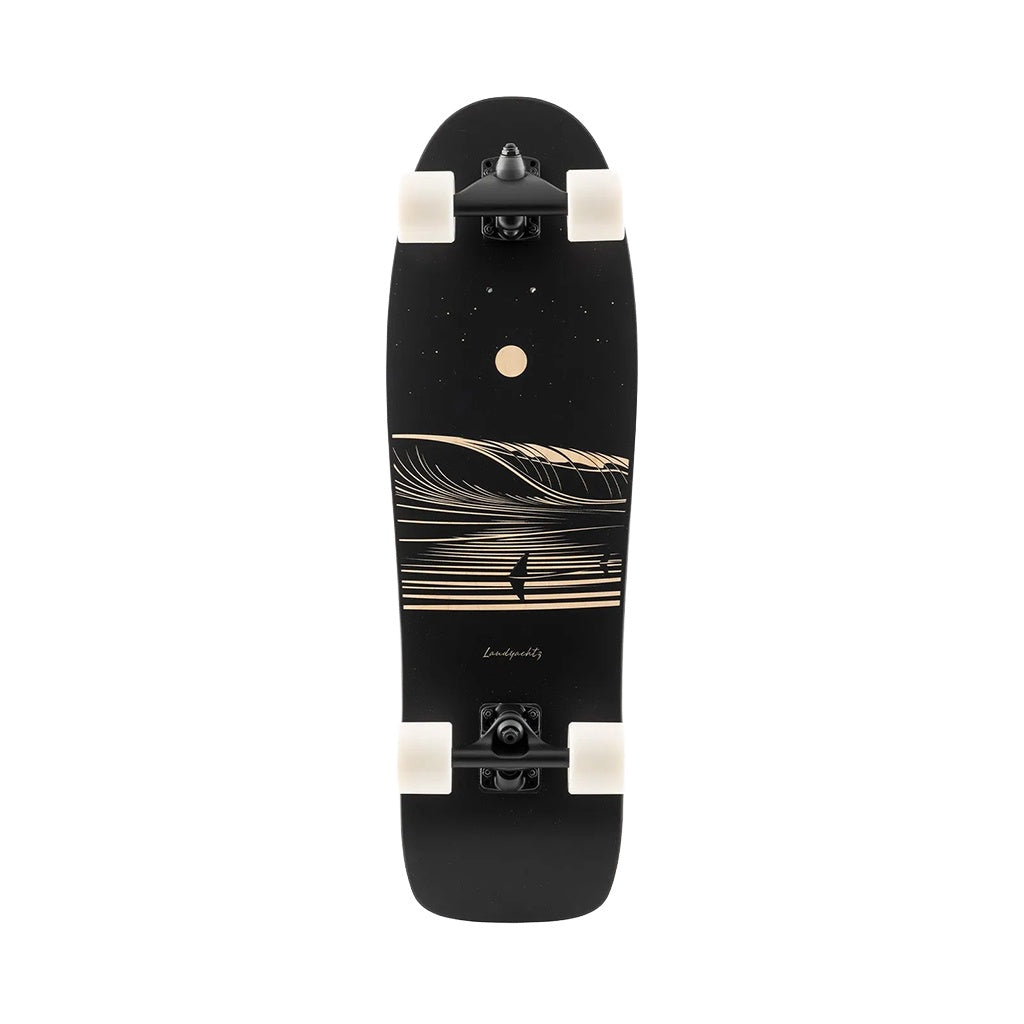 Landyachtz | Surf Life Dark Wave Surf Skate Double Drilled Cruiser Com ...