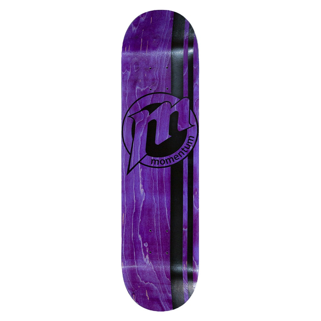 Momentum | Circle Logo Rock Maple Skateboard Deck. Purple / 8.0" x 31 ...