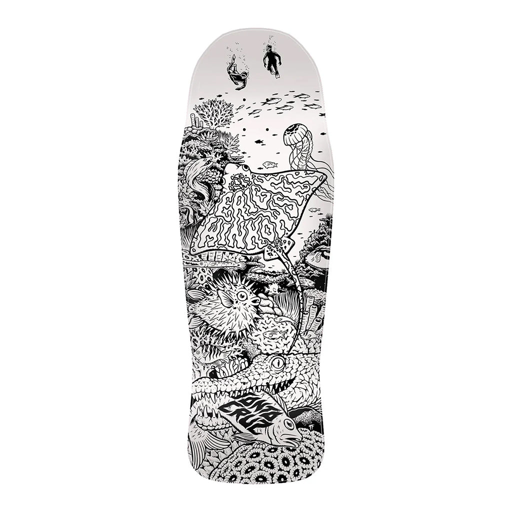 Santa Cruz x Erick Winkowski | Aquatic My Colourway Skateboard Deck. 1 ...