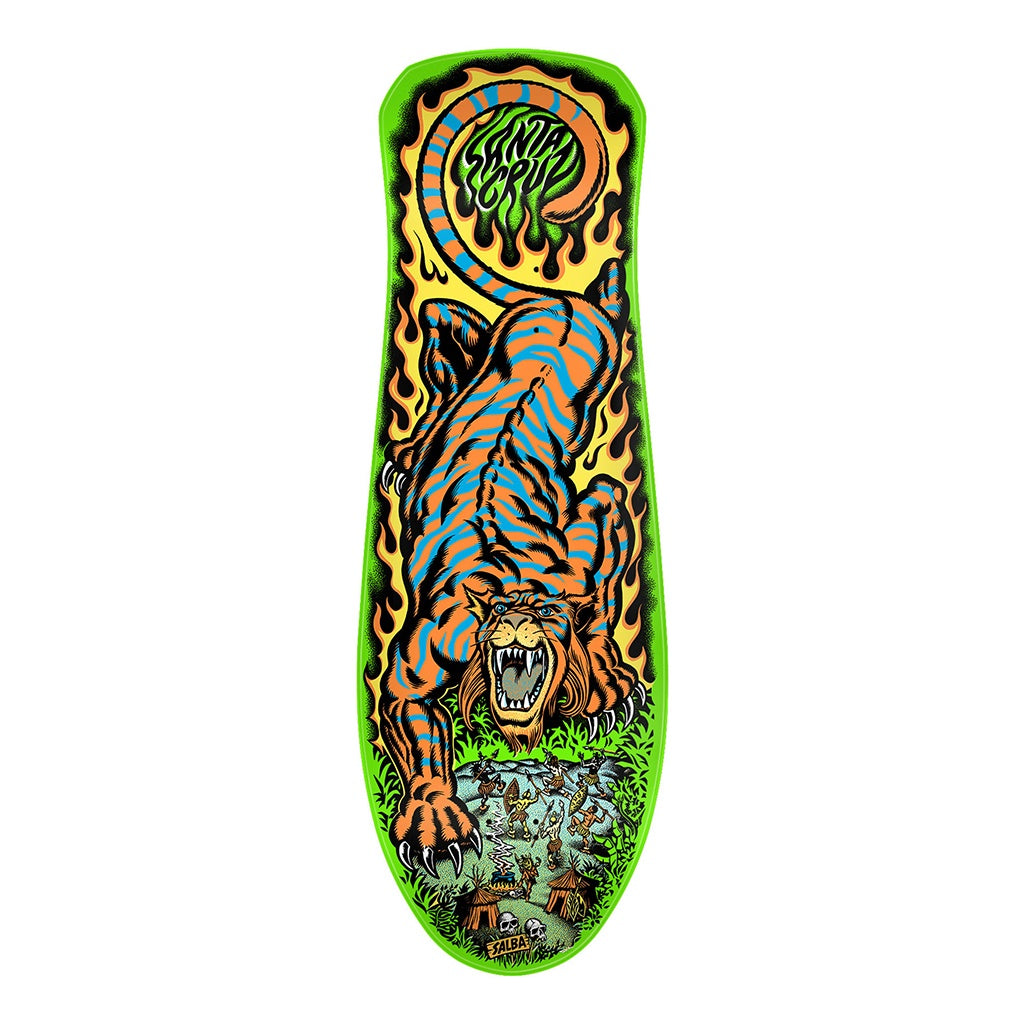 Santa Cruz x Steve Alba | Salba Tiger 2025 Reissue Skateboard Deck. Gr ...