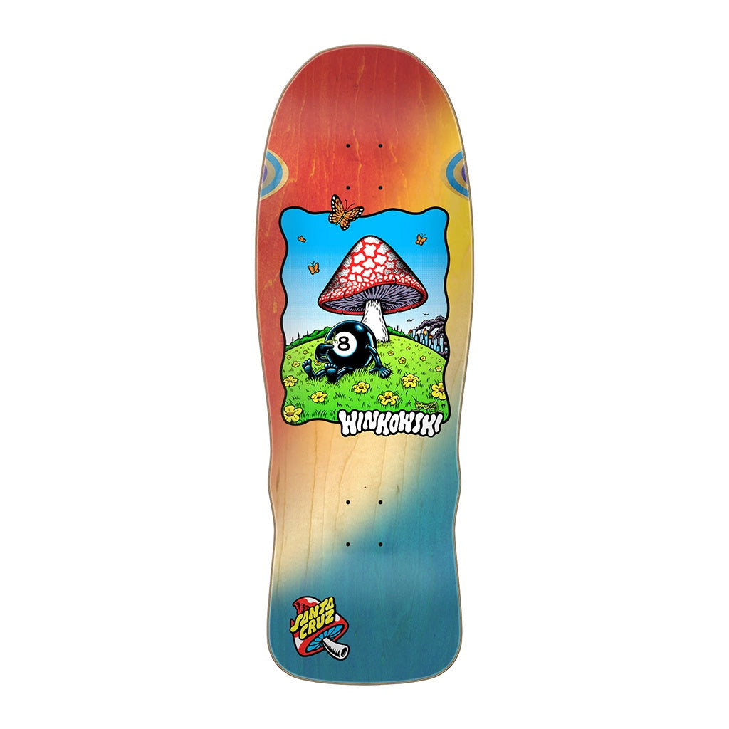 SANTA CRUZ X ERICK WINKOWSKI | 8BALLER SHAPED SKATEBOARD DECK. 10.35 ...