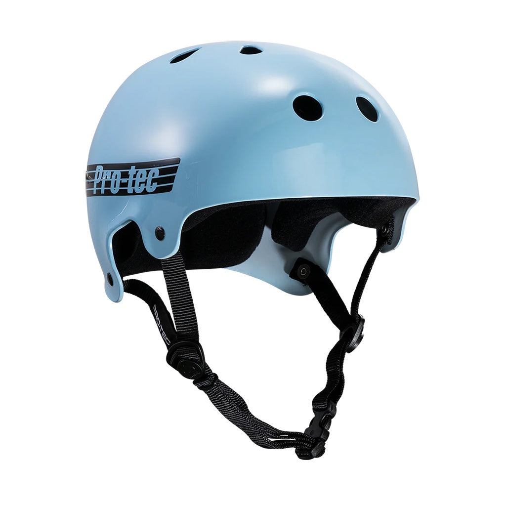 PRO-TEC | OLD SCHOOL CLASSIC SKATE HELMET. GLOSS BABY BLUE – Momentum Skate