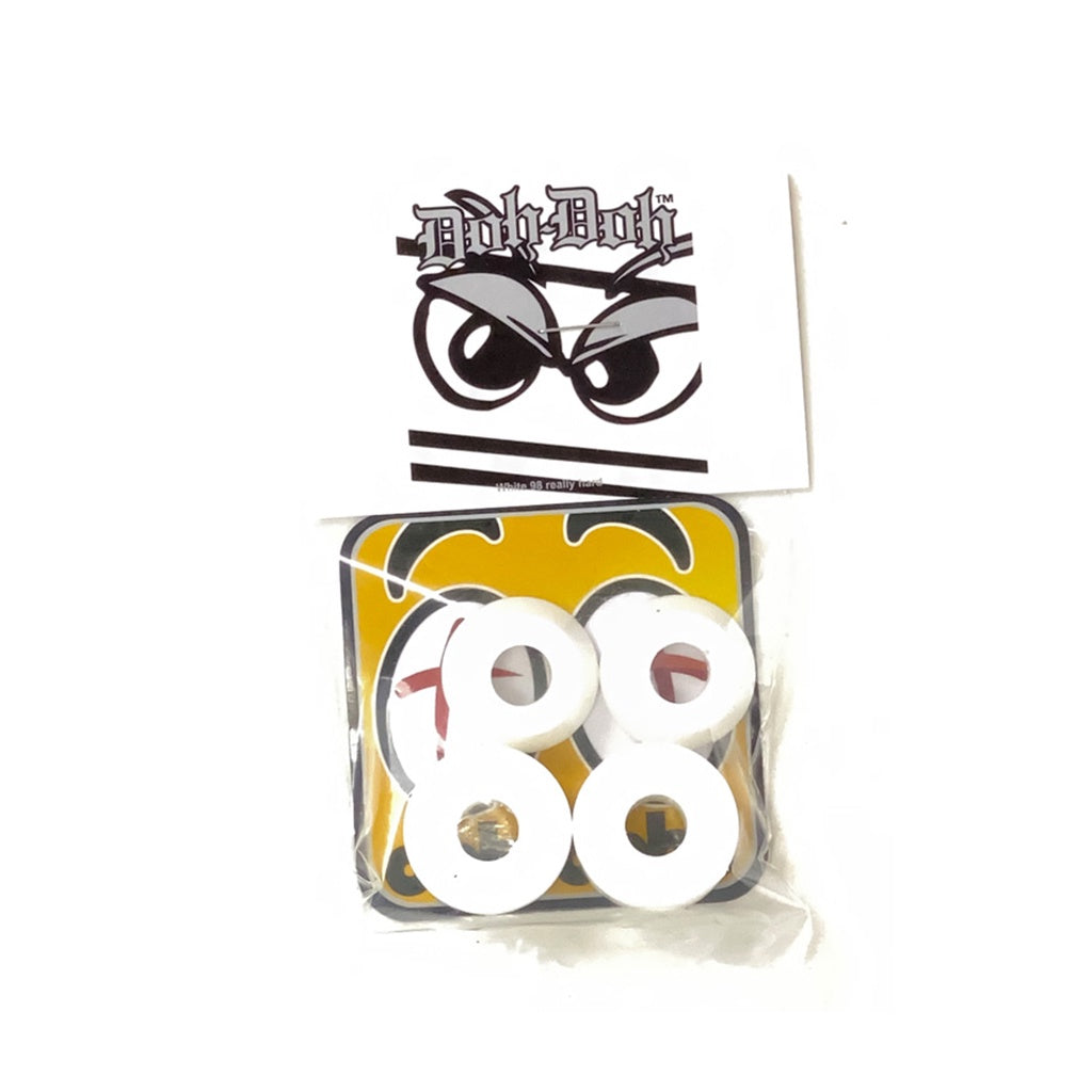 Shorty's | Doh Doh Bushing. White / Really Hard 98a – Momentum Skate