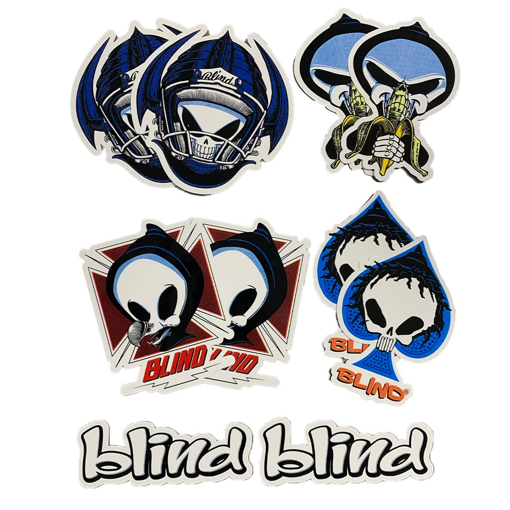 BLIND | ASSORTED 10 PACK DIE CUT VINYL STICKERS – Momentum Skate