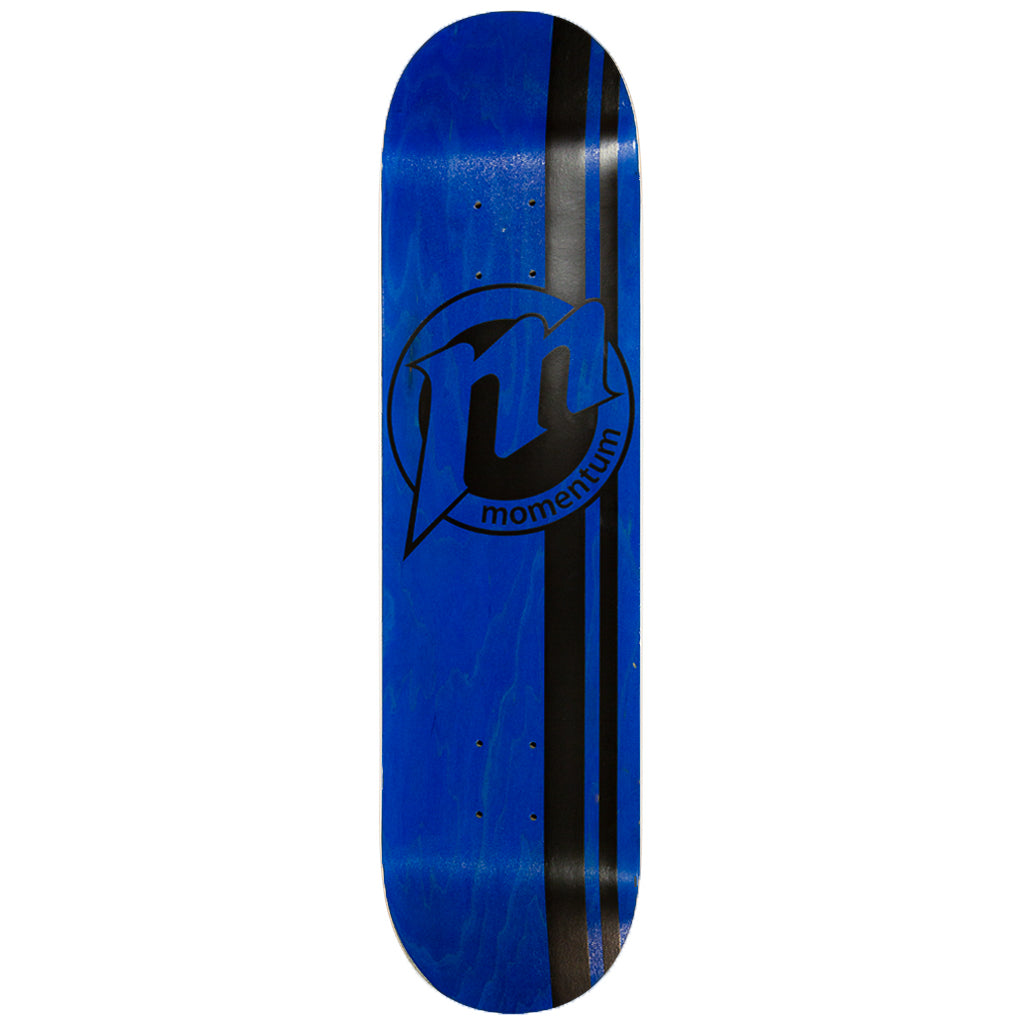 Momentum | Circle M Logo Rock Maple Skateboard Deck. Blue / 8.25" x 32 ...